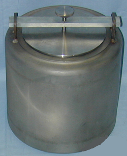 10lt MILD STEEL BALL MILL POT - Capco - Castle Broom Engineering Ltd